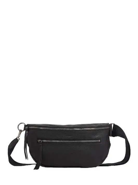 HAMMITT Charles Extra Large Crossbody Bag - Black/gunmetal