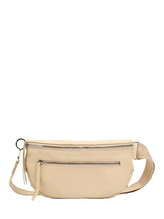 HAMMITT Charles Extra Large Crossbody Bag - Limestone/silver