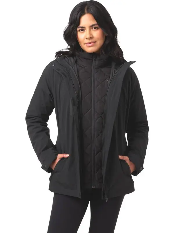 MOBILE WARMING Trilogy 3-in-1 Heated Waterproof Jacket - Black