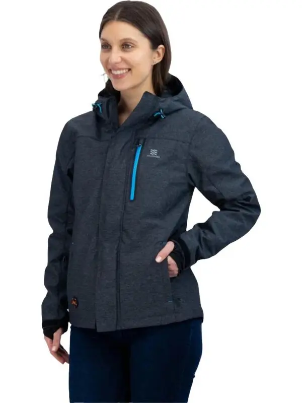 MOBILE WARMING Adventure Waterproof Heated Jacket - Heather Grey