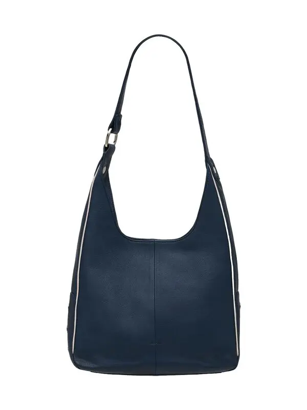 HAMMITT Medium Hobo Bag - Nautical Navy/silver