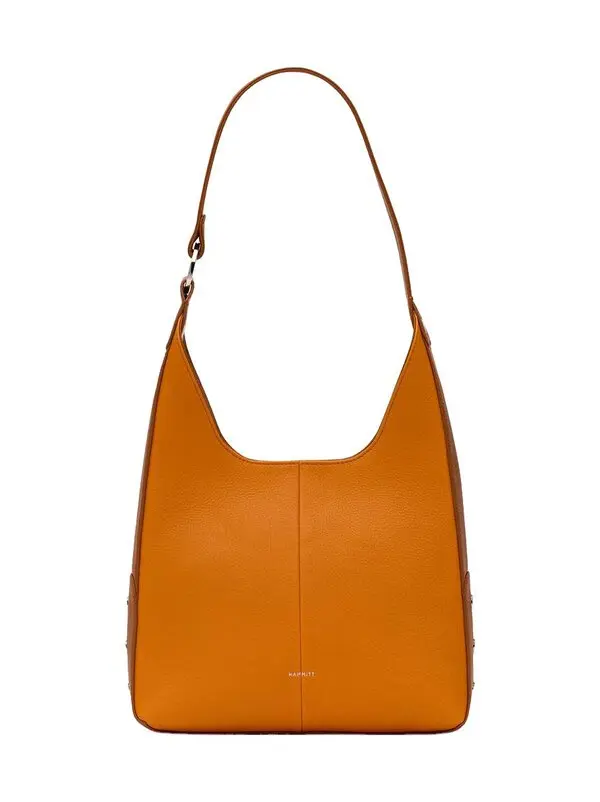 HAMMITT Medium Hobo Bag - Tailored Tangerine/silver