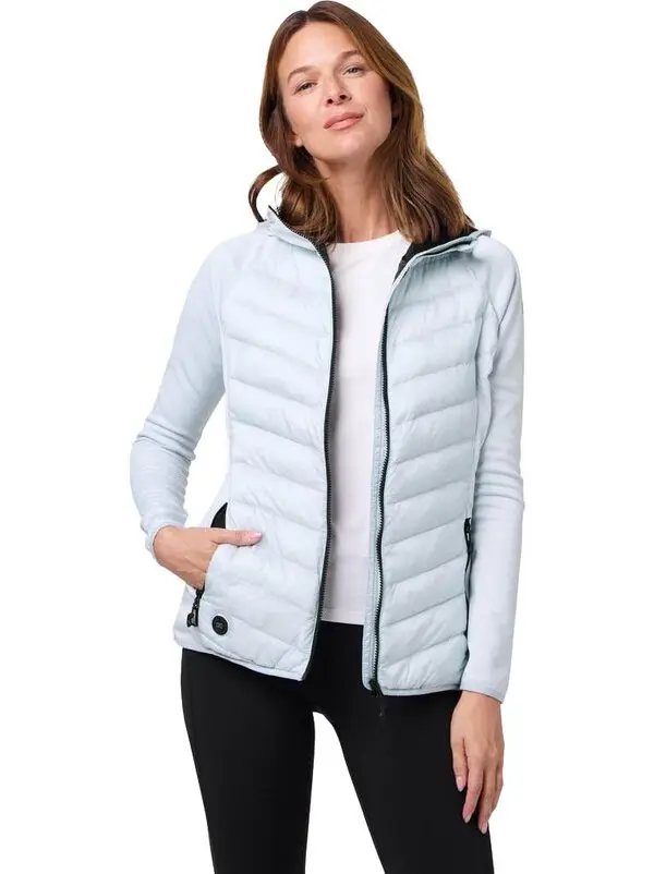 MOBILE WARMING Ventani Hybrid Packable Heated Jacket - Crystal Blue