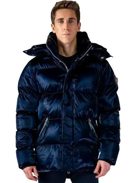 WOODPECKER Bumnester 3/4 Length Quilted Coat - All Wet Navy