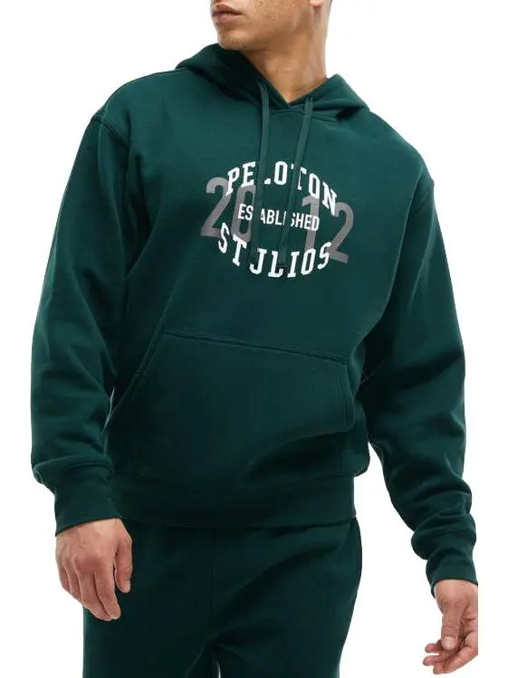 PELOTON Fleece Hoodie - Pine