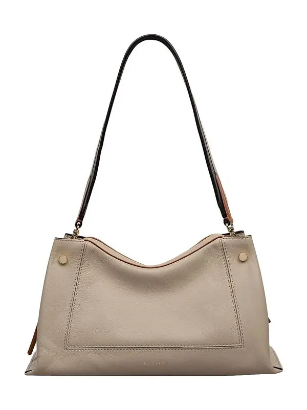 RADLEY Hope Gardens Medium Zip-top Shoulder Bag - Porcini