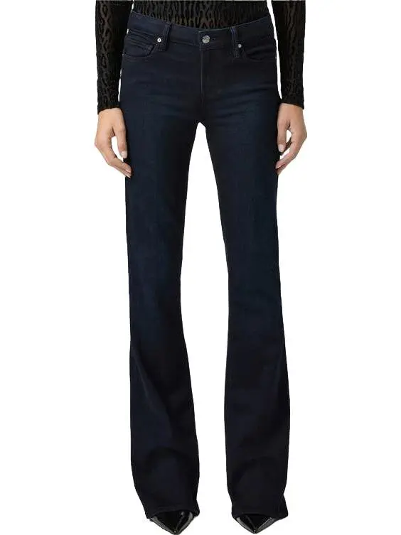 Paige Laurel Canyon Mid-rise Bootcut Jeans - Thames