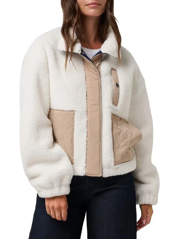 Travis Mathew Artful Fleece Jacket - Snow White