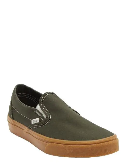 VANS Classic Slip-on Sneaker - Gum Obsidian Fern