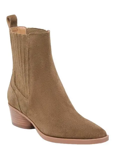 Dolce Vita Waterproof Chelsea Boot - Olive Suede H2o