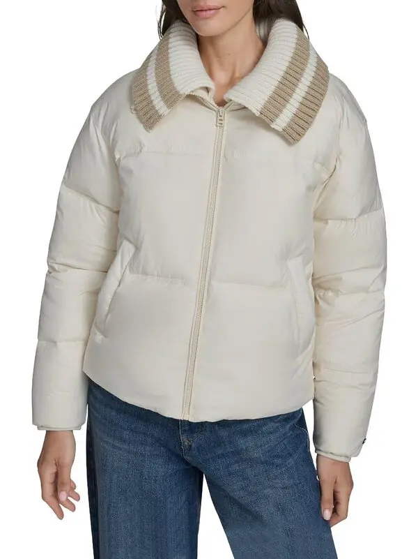 Champion Shawl Collar Puffer Jacket - White