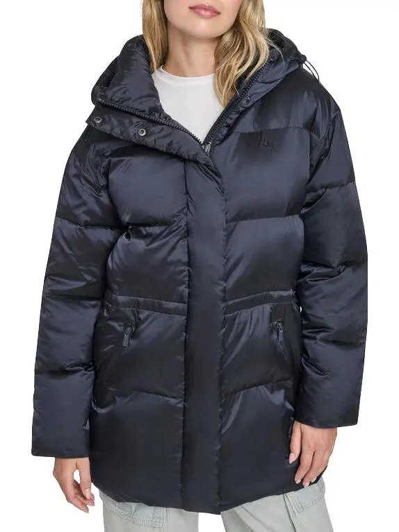 Champion Water Resistant Hooded Puffer Coat - Navy