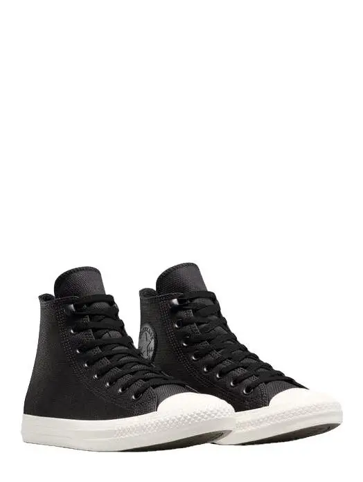 CONVERSE Chuck Taylor® All Star® Waterproof Tectuff® High Top Sneaker - Black/black/egret