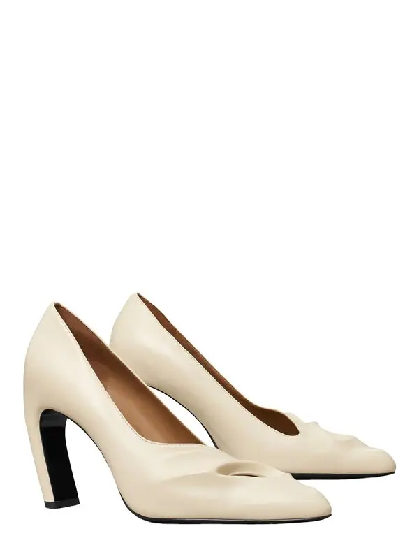 Tory Burch Pointed Toe Pump - Stone Sand