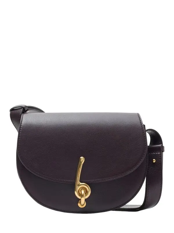Burberry Small Bridle Logo Leather Crossbody Bag - Rubus