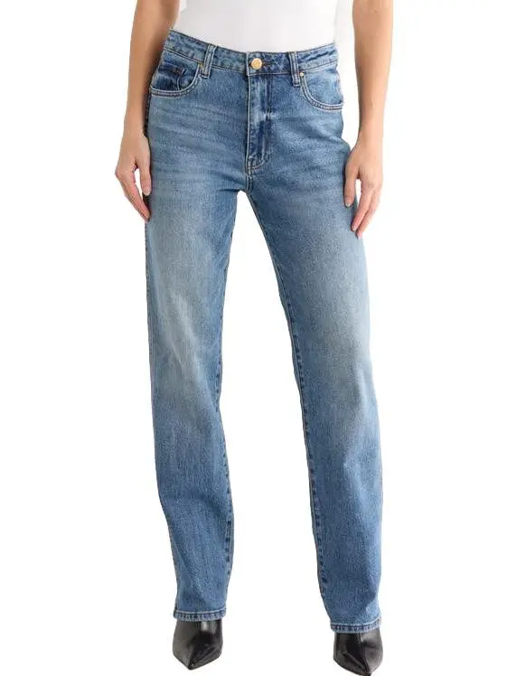 Kut From The Kloth Melissa High-waist Straight Leg Jeans - Determine