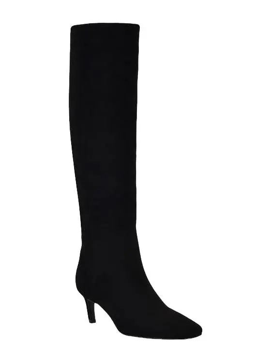 Nine West Caddy Knee High Boot - Black Suede