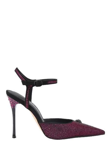 Kurt Geiger Eagle Point Ankle Strap Pump - Open Pink