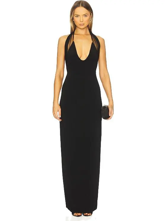 LOVERS AND FRIENDS Ajia Gown - Black