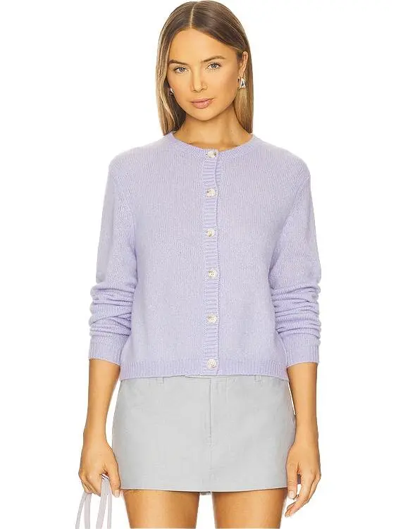 LISA YANG Felicia Cardigan - Soft Lavender