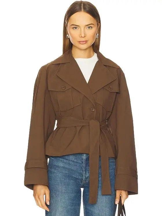 LAMARQUE X Quinn Trenchcoat - Brown