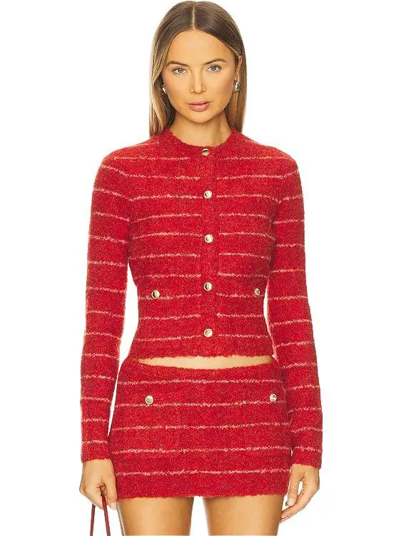 GUIZIO Carline Cardigan - Red