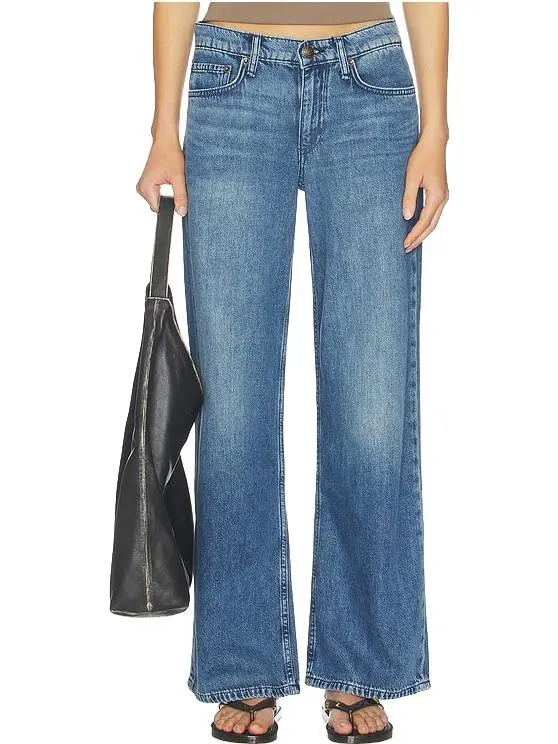 Rag & Bone Featherweight Saige Low-rise Ankle Straight Jeans - River