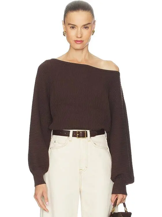 L'academie By Marianna Indre Sweater - Chocolate Brown