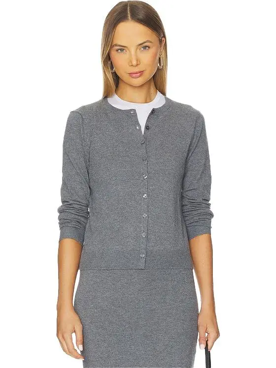 L'academie By Marianna Torrey Cardigan - Charcoal Grey