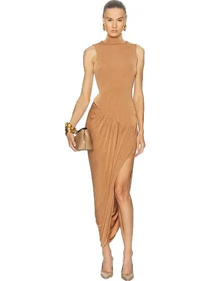Marianna Senchina Laura Dress - Hazelnut