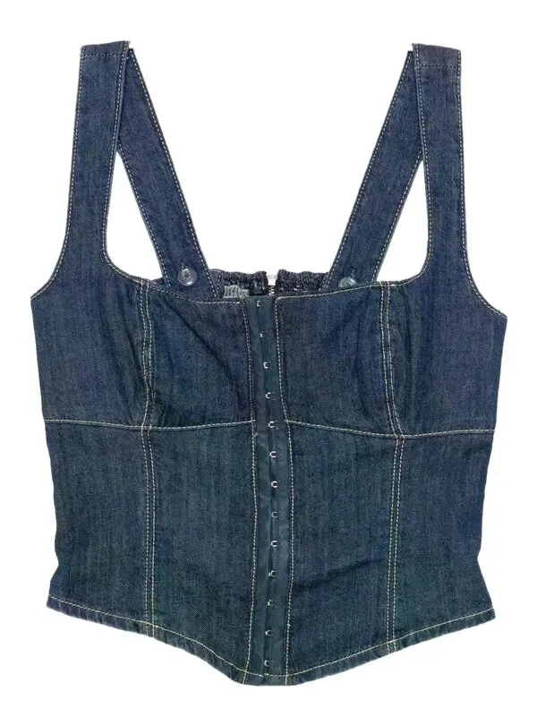 REFORMATION Tagliatelle Denim Top - Els