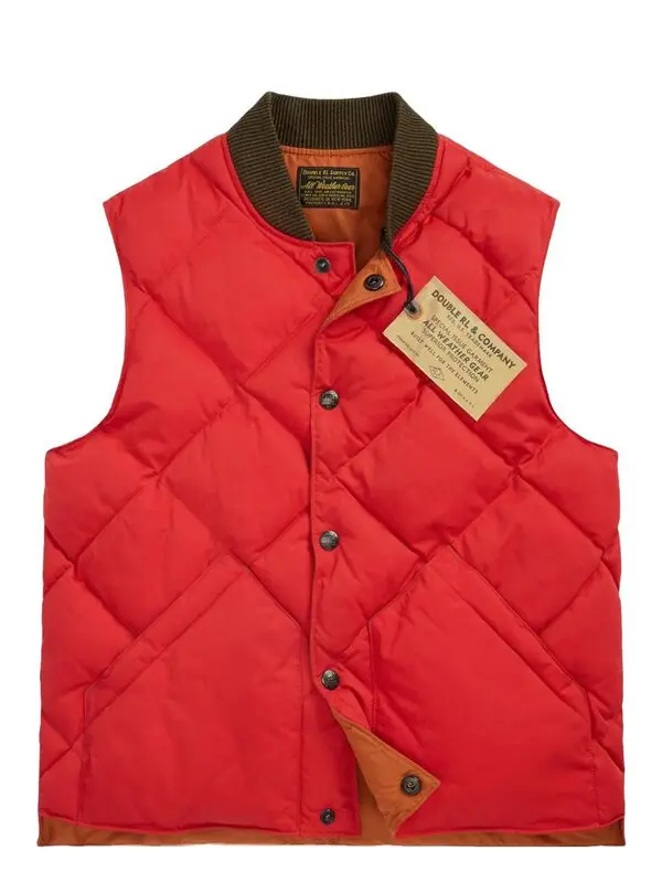 Ralph Lauren Diamond Quilted Gilet - Orange