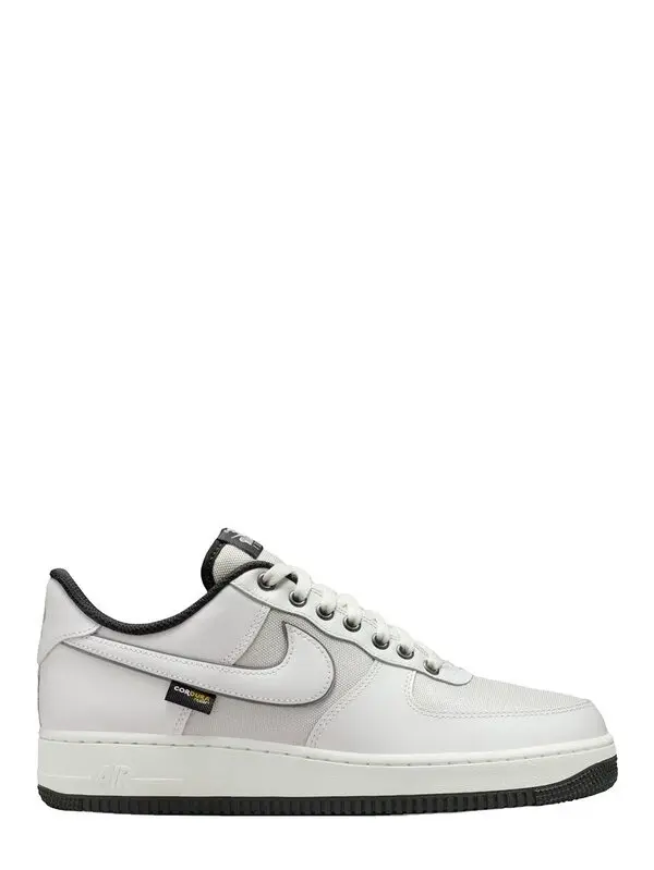 Nike Air Force 1 Low '07 Lv8 Cordura Sneakers - Summit White/dark Smoke Grey/metallic Silver