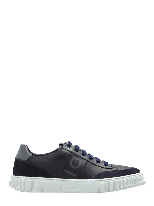 FERRAGAMO Alaska Low-top Sneakers - Navy Blue