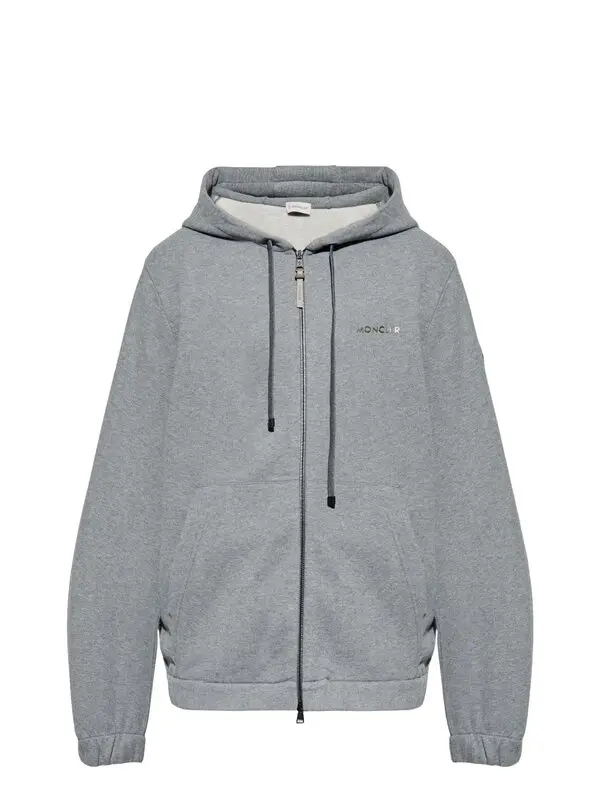 Moncler Hooded Sweatshirt - Grey