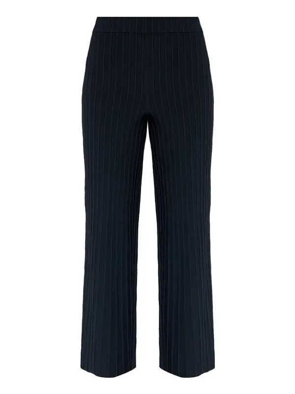 Cult Gaia Deba Ribbed Trousers - Navy Blue