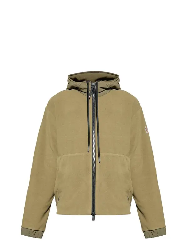 Moncler Apres-ski Cropped Sweatshirt - Green