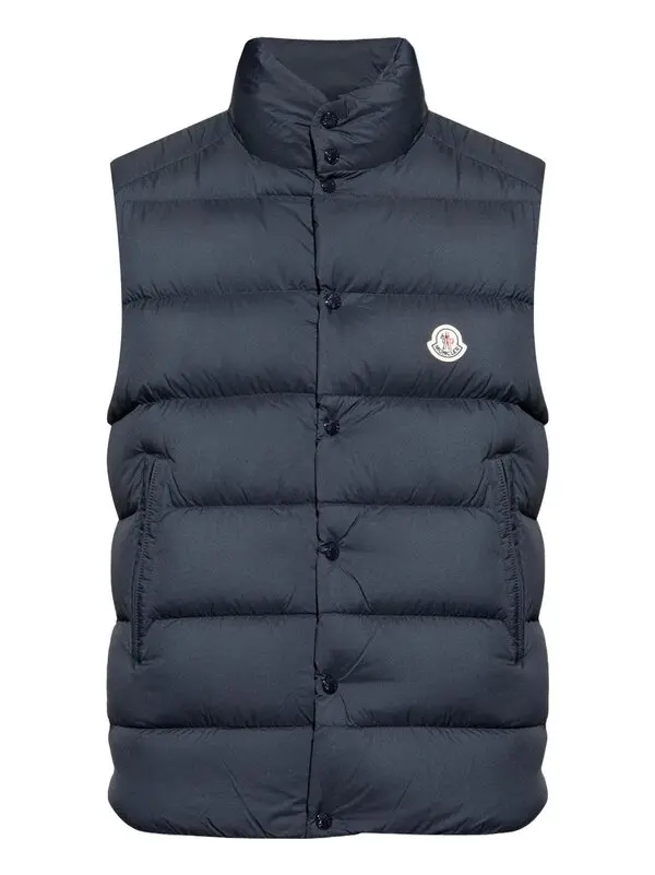 Moncler Tibb Down Gilet - Navy Blue