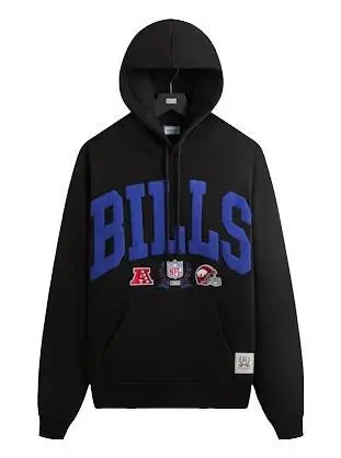 Kith X Nfl Buffalo Bills Vintage Hoodie - Black