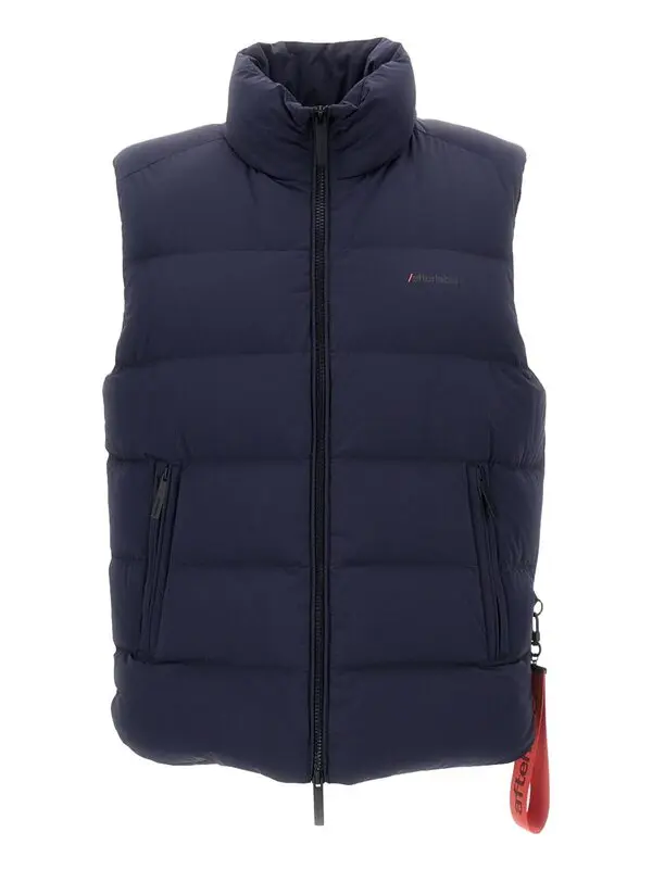 AFTER/LABEL Padded Gilet - Blue
