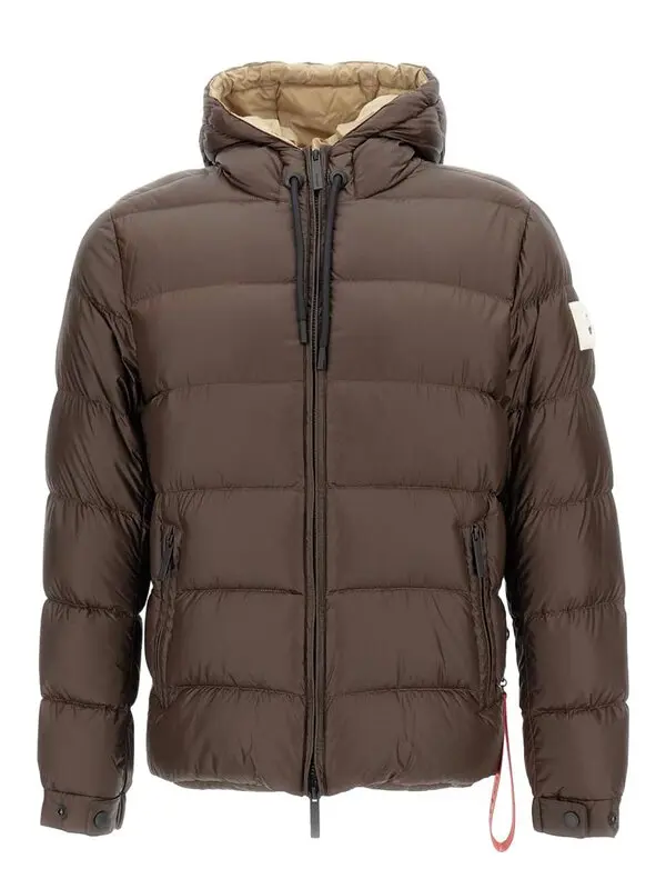 AFTER/LABEL Down Puffer Jacket - Brown