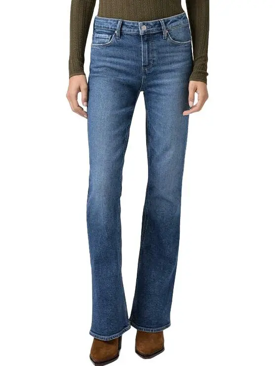 Paige Laurel Canyon High-waist Bootcut Jeans - Hackney