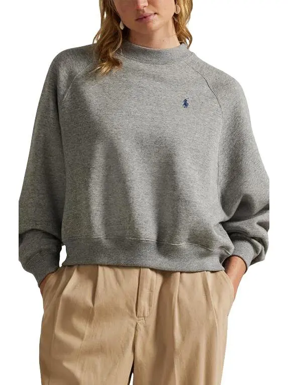 Polo Ralph Lauren Arctic Fleece Crewneck Sweatshirt - Grey Heather