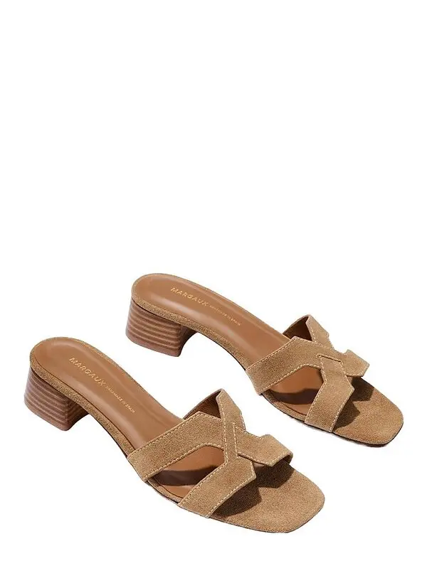 MARGAUX LONNBERG The Mx 35 Sandals - Biscotti Suede