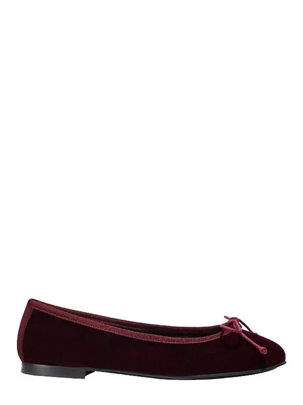 MARGAUX LONNBERG The Demi Flats - Burgundy Velvet