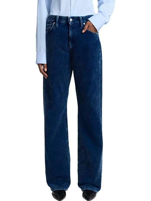 7 For All Mankind Tess Straight-leg Corduroy Pants - Oxnard