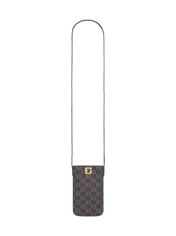 Gerard Darel Ladyphone Crossbody - Brown Checkered