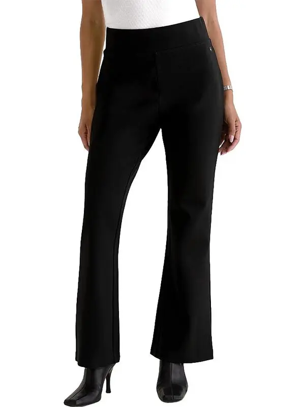Ag Salma Flare Leg Pull-on Jeans - Super Blac