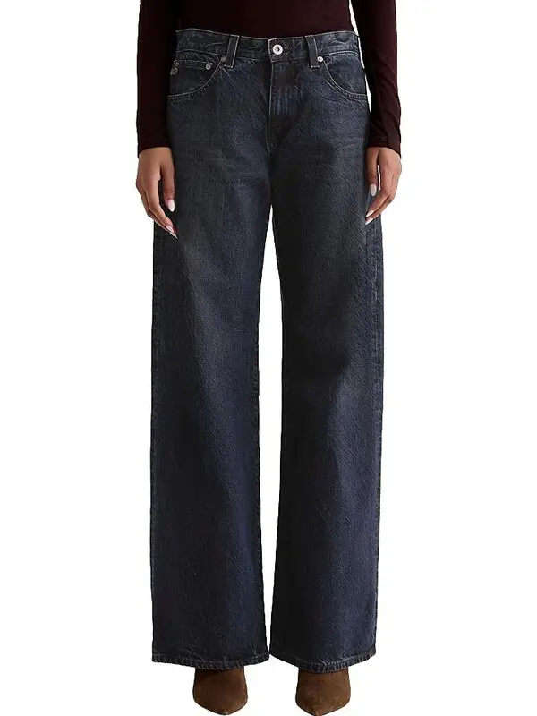 Ag Adria Low Rise Wide Leg Jeans - Years Prose