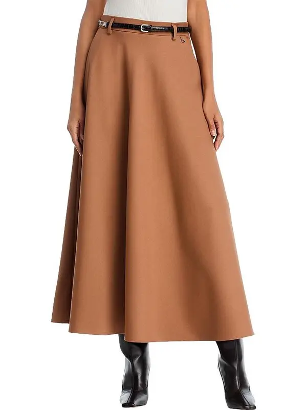 Herno Woven Skirt - Camel